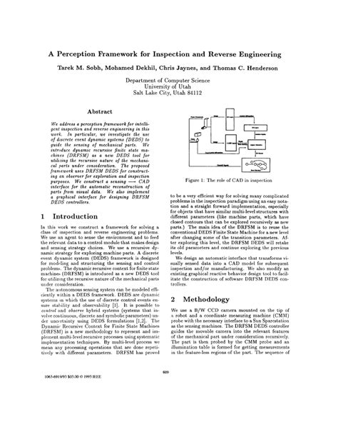 pdf a perception framework for inspection and reverse engineering