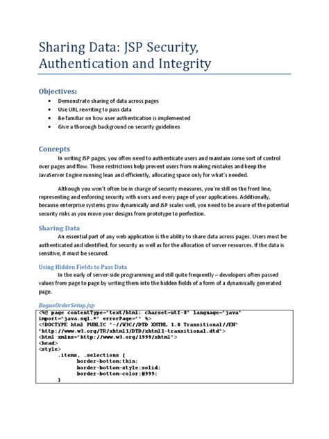 pdf sharing data jsp security authentication and integrity