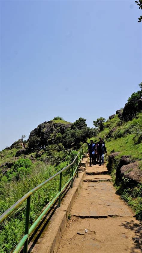 Tourists Hiking In Ooty To Enjoy The Sightseeing Place Needle Rock View