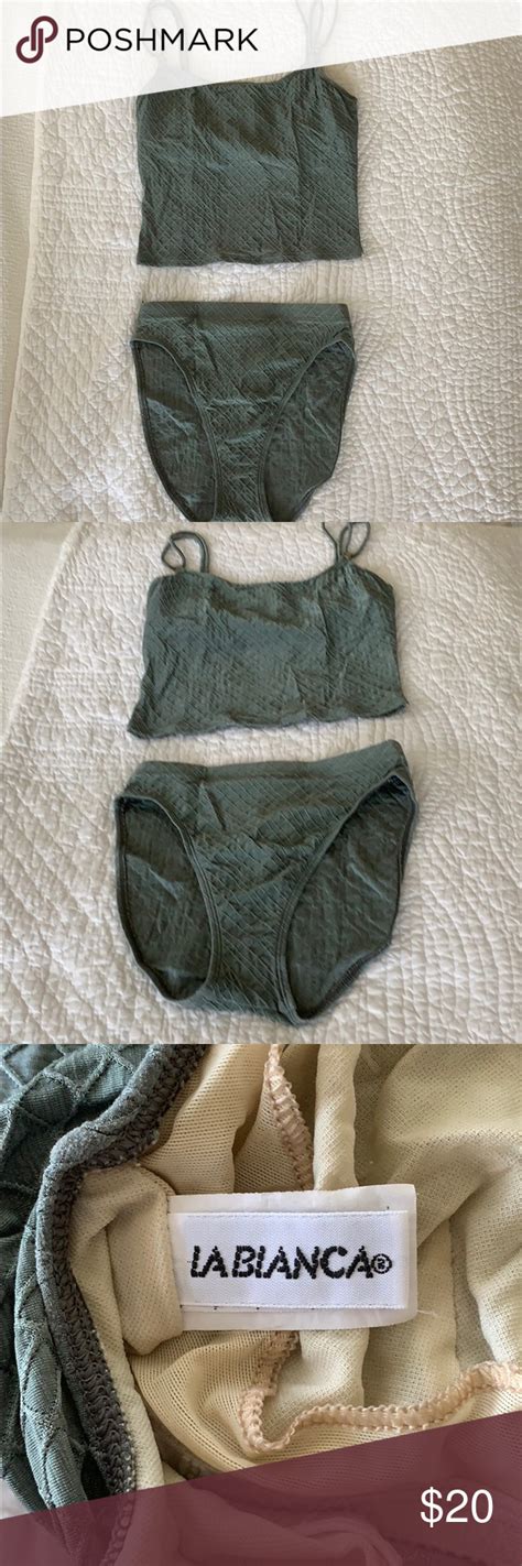 La Blanca Bathing Suit Two Piece Lablanca Bathing Suit Sage Green La