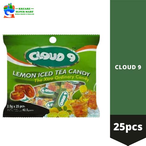 Cloud 9 Lemon Iced Tea Candy 25g X 25pcs Shopee Malaysia