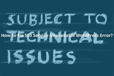 Error Establishing A Database Connection In WordPress How To Fix It