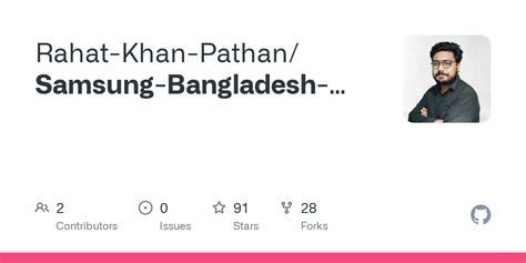 GitHub Rahat Khan Pathan Samsung Bangladesh Pre Employment Coding
