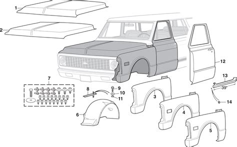 Steel Body Parts For 1967 72 Chevy And Gmc Suburban Replacement Parts