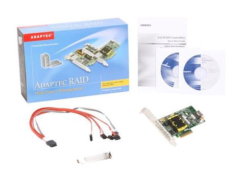 Adaptec RAID 5405 2258100 R SATA SAS 4 Internal Ports W 256MB Cache