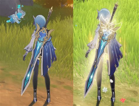 Visual Difference Between Eula C0 And C1 R Genshin Impact