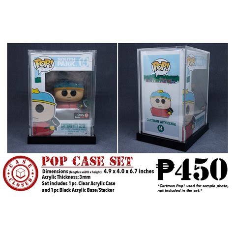 Case Closed Customs FUNKO POP Acrylic Display Case 4 9x4 0x6 7 Inches Shopee Philippines