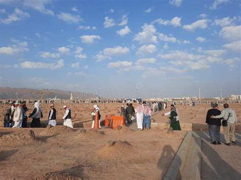 Jannat Al Baqi Cemetery Near Masjid Al Nabawi Madinah Editorial Stock