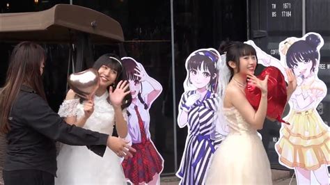 230422 Akb48 Team Tp 4月生日會 與自己的看板合照 宮田留佳、黃奕霖、鄭佳郁 後台 Backstage Café