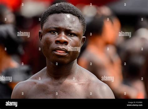 Kumasi Ghana Jan 16 2017 Unidentified Kumasi Inhabitant Visits The