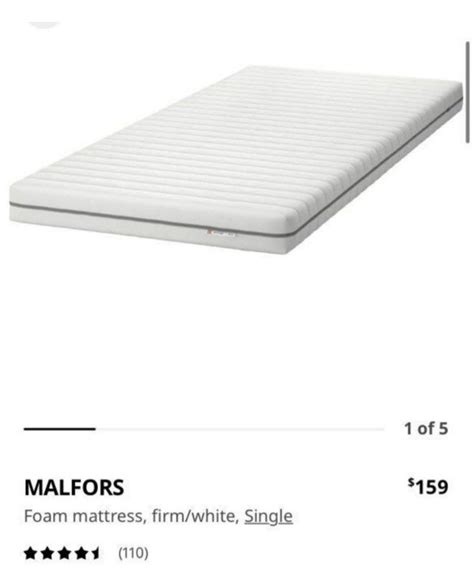 IKea Malfors single mattress, Furniture & Home Living, Furniture, Bed ...
