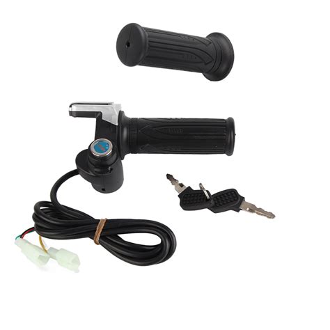 36v Halftwist Throttle With Led Power Indicator Key Lock For Electric