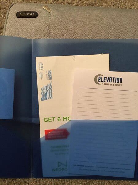 Avery® 2 Pocket Translucent Blue Folder