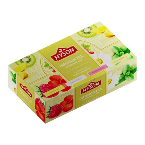 Hyson Fiesta Display Pack Infusion Tea Assortment Empire Brands Pvt Ltd