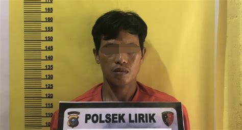 ABG 13 Tahun Di Inhu Melahirkan Ayah Tiri Digelandang Ke Kantor Polisi