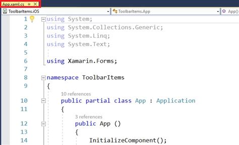 How To Apply Toolbaritems Navigation In Xamarinforms Application