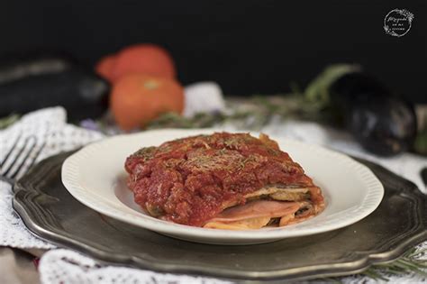 LASAÑA DE BERENJENAS JAMÓN DE YORK Y QUESO Atrapada en mi cocina