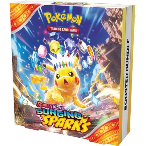 Pokemon Scarlet And Violet Surging Sparks Booster Bundle Collector