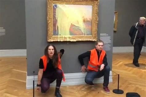 Quien atacó el cuadro de Monet La Tercera