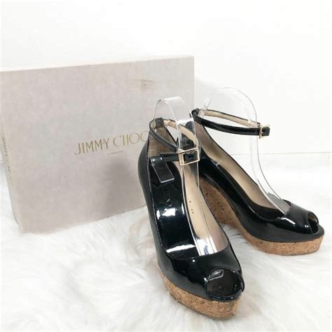 Yahooオークション ジミーチュウ Jimmy Choo エナメル パンプス オ