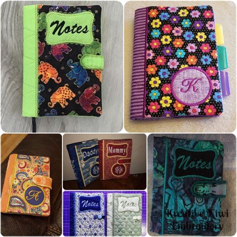 In The Hoop Notebook Cover With Closing Tab
