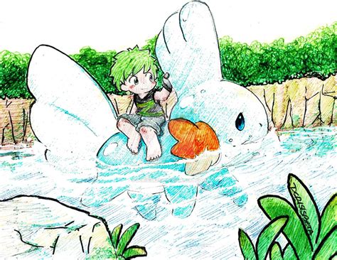 Commission Mudkip Ride By Dcrisisbeta On Deviantart