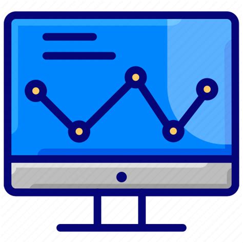 Analytics Dashboard Line Graph Metrics Report Icon