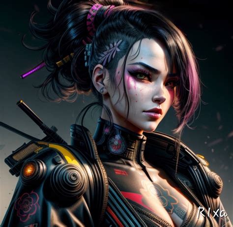 Cyberpunk Samurai By R1xa On Deviantart