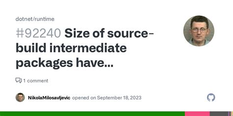 Size Of Source Build Intermediate Packages Have Increased Significantly
