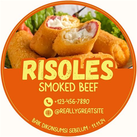 Gratis Contoh Label Toples Istimewa Canva