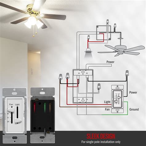 Dimmer And Light Switch Combo