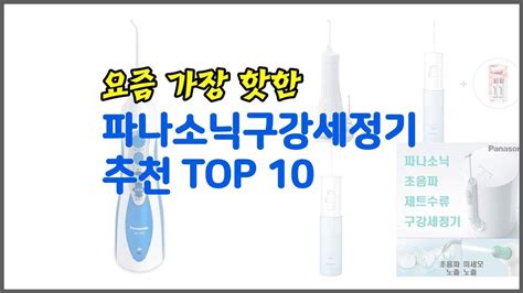 파나소닉구강세정기 추천 선정 기준은 가격 품질 판매량 추천 상품 Top 10 Youtube