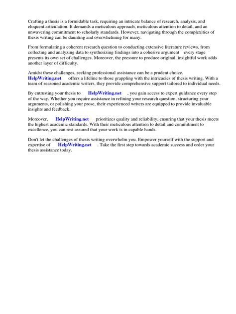 Example Thesis Template Pdf Thesis Abstract Summary