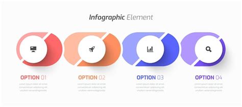 Premium Vector Vector Timeline Infographic Business With Circle Label Icon And 4 Options For