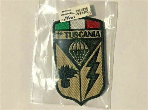 Patch Carabinieri 1° Reggimento Paracadutisti Tuscania Sabbia Anema
