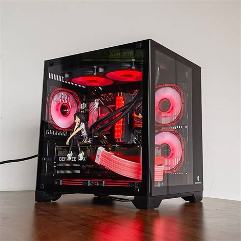 玩嘉 孤勇者MINI雪白色电脑机箱台式机MATX海景房240 360水冷全侧透ITX桌面暴风S920 孤勇者MINI黑机箱图片 价格 品牌