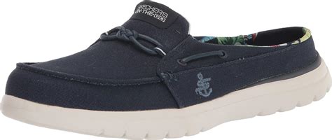Skechers Womens Go Flex Salt Water Boat Shoe Uk Fashion
