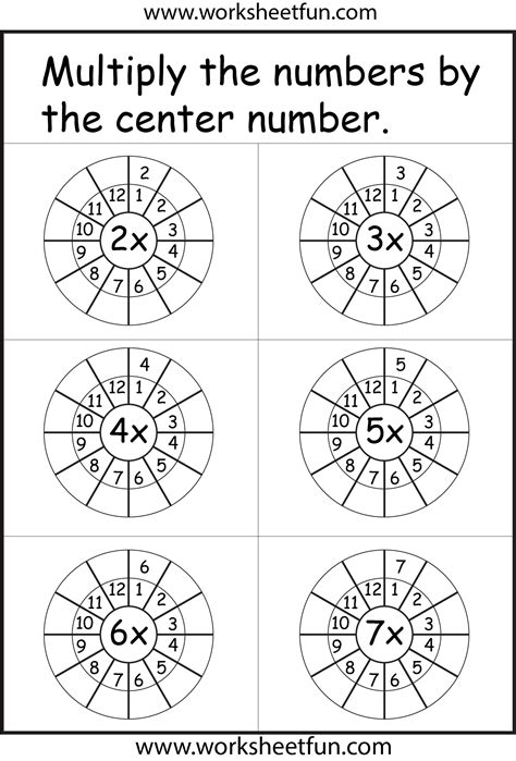 10 Times Table Activities Free Worksheets Printable
