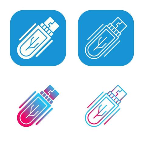 Usb Drive Vector Icon 33149300 Vector Art At Vecteezy