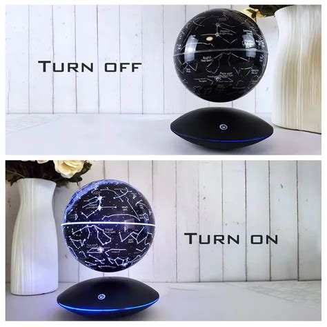 Magnetic Levitation Floating Globe Lamp Led World Map Lighting