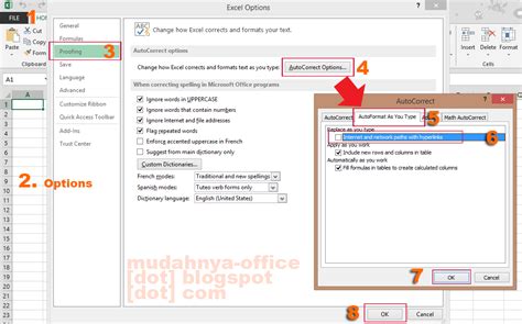Cara Mudah Menonaktifkan Hyperlink Secara Otomatis Di Microsoft Excel Mudahnya Office