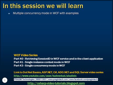 Sql Server Net And C Video Tutorial Part 44 Multiple Concurrency