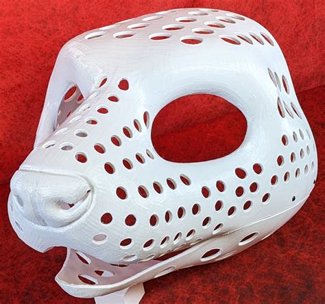 Gender Neutral Ferret Static Jaw Head Base · Fuzzbutt Fursuits