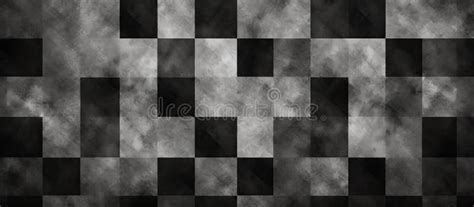A Brown Rectangle Floor With A Grey Checkered Pattern And Smoke Rising