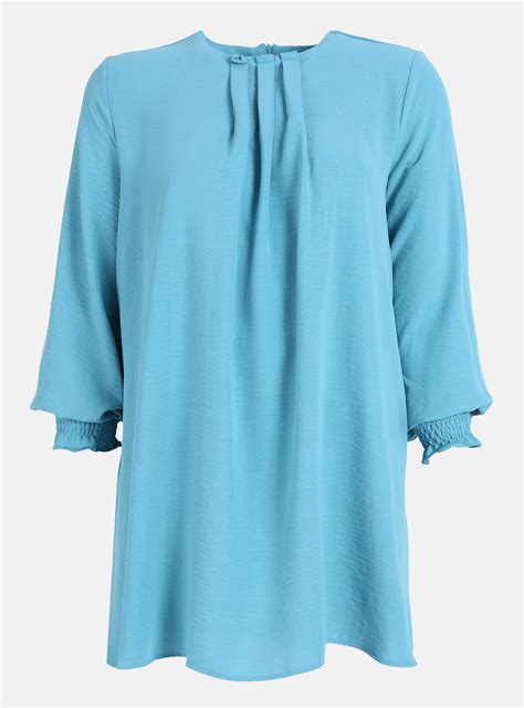 Turquoise Plus Size Tunic