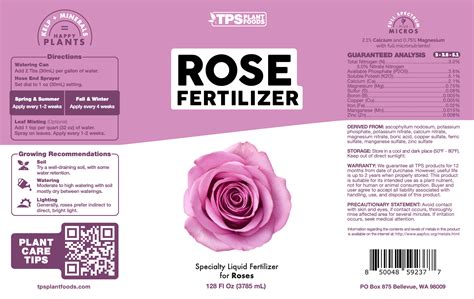 Rose Fertilizer Tps Nutrients