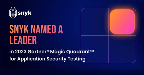 Snyk Named A Leader In 2023 Gartner® Magic Quadrant™ For Application