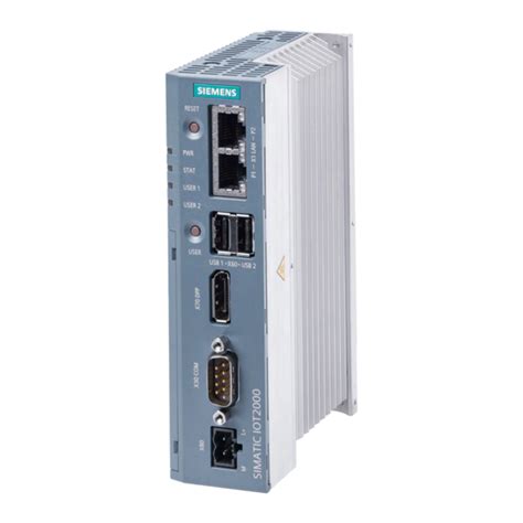 Siemens Simatic Iot2050 Manuals Manualslib
