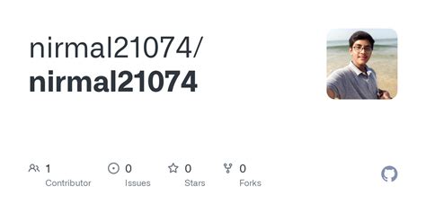 Github Nirmal21074nirmal21074