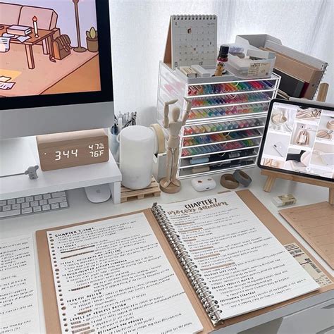 Desk Aesthetic Study Inspiration And Motivation